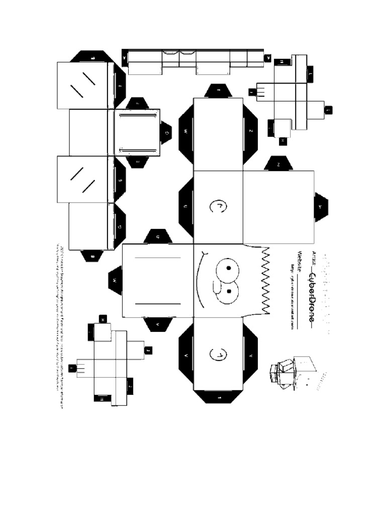 Los Simpsons Papercraft | PDF | Dibujos animados