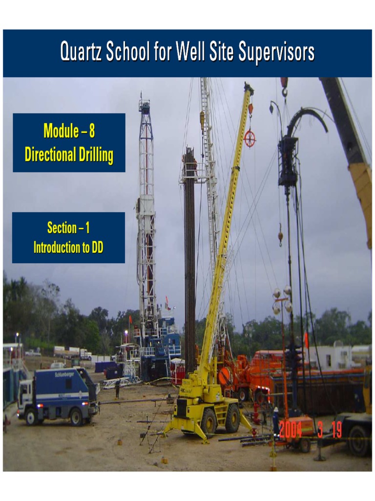 01 Introduction To Directional Drilling | PDF | Oil Well | Geotechnical ...