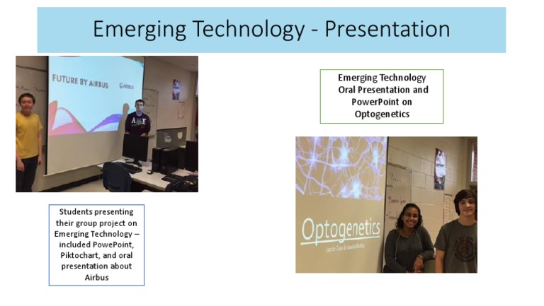 Emerging Technology - Presentation With Pictures | PDF