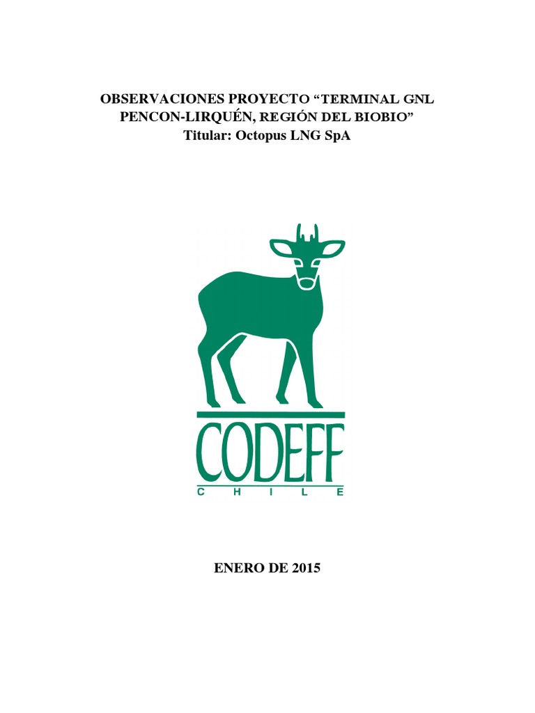 Observaciones Proyecto Octopus Codeff | PDF | Humedal | Contaminación
