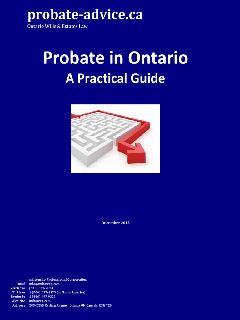 Probate A Practical Guide | PDF | Probate | Concurrent Estate