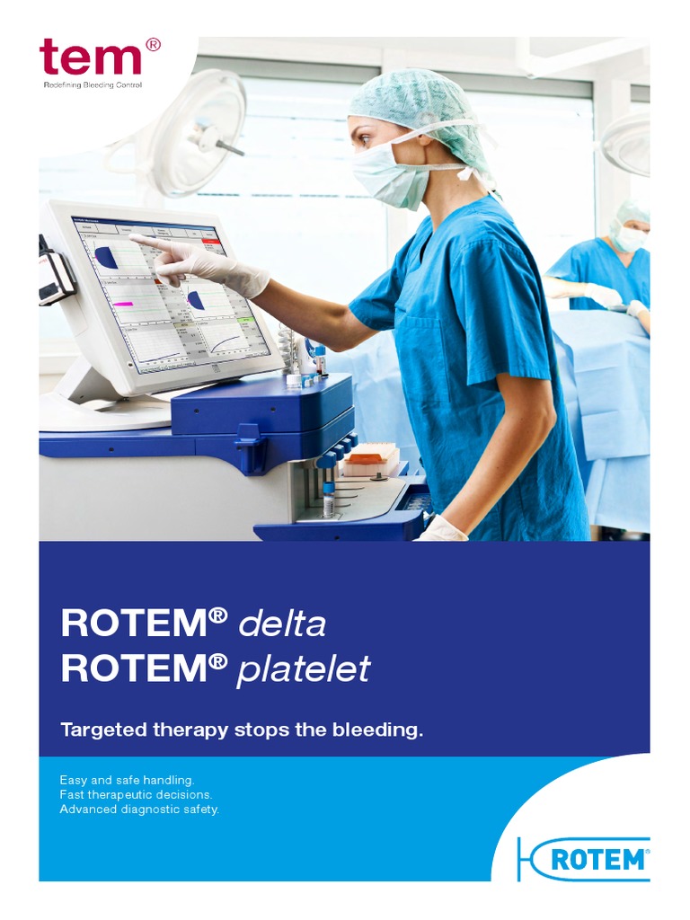 ROTEM Delta and Platelet en 2016 V01 1 | PDF | Medicine | Tissue (Biology)