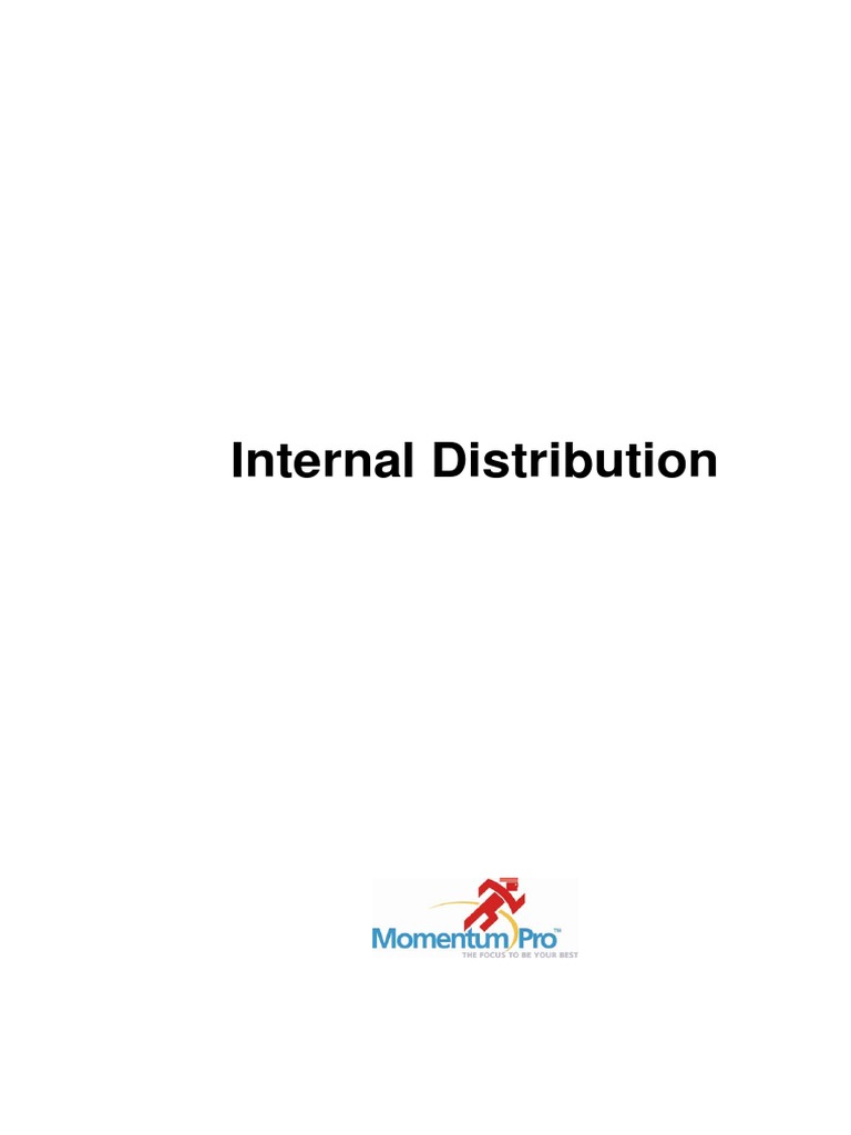 Internal Distribution PDF | PDF | Debits And Credits | Supply Chain