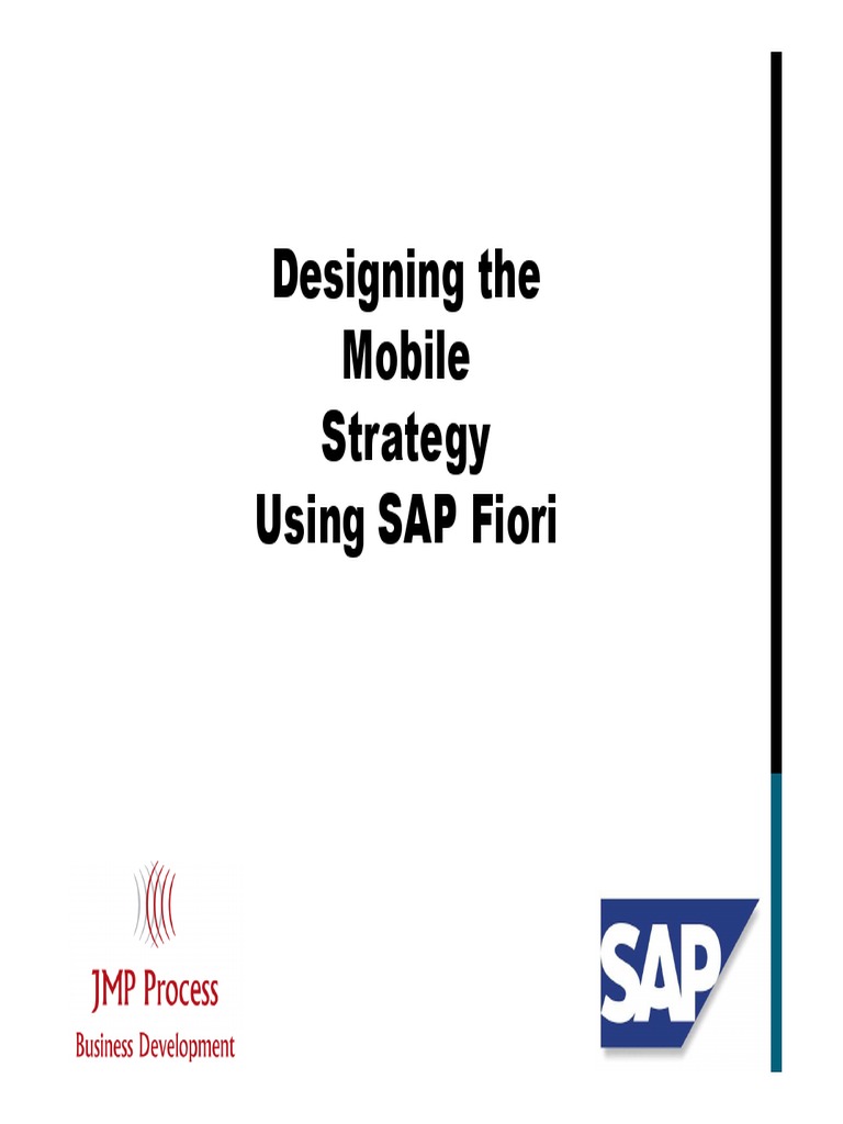 Sap Fiori Approach | PDF | Design Thinking | Sap Se