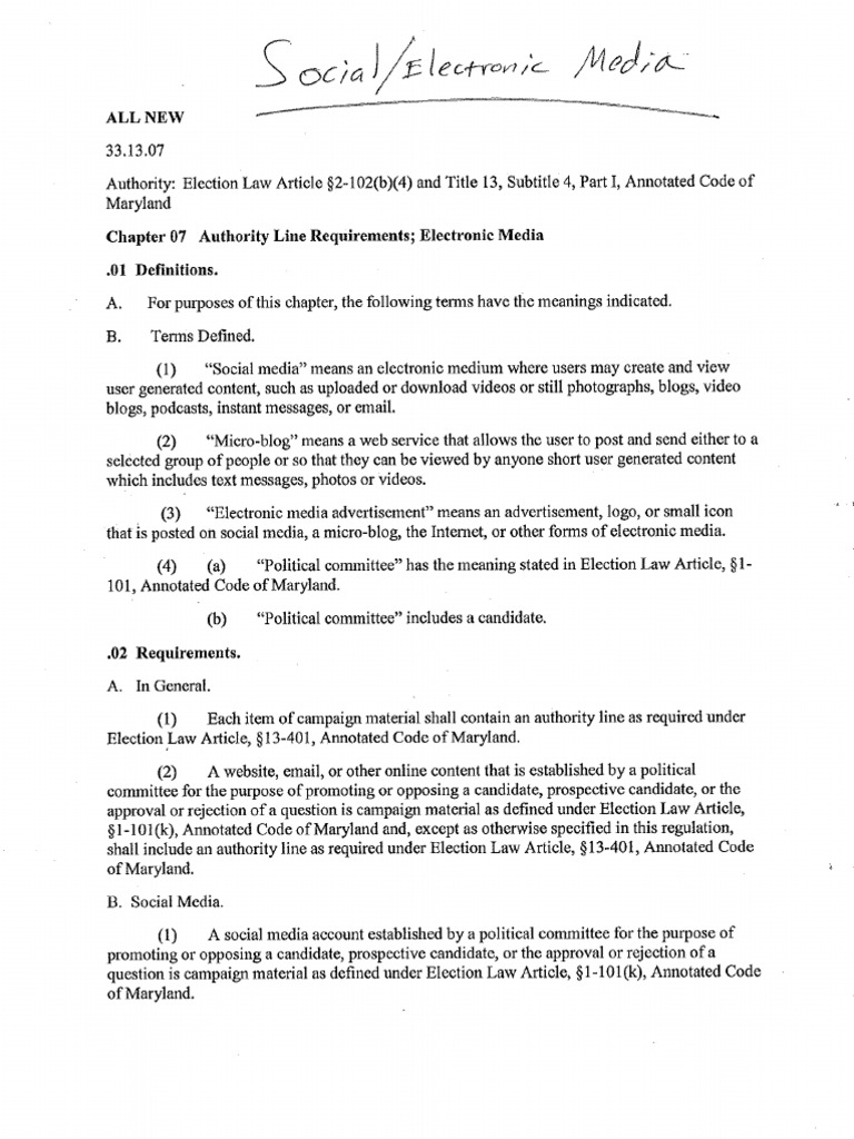 Social Media Regulations | PDF