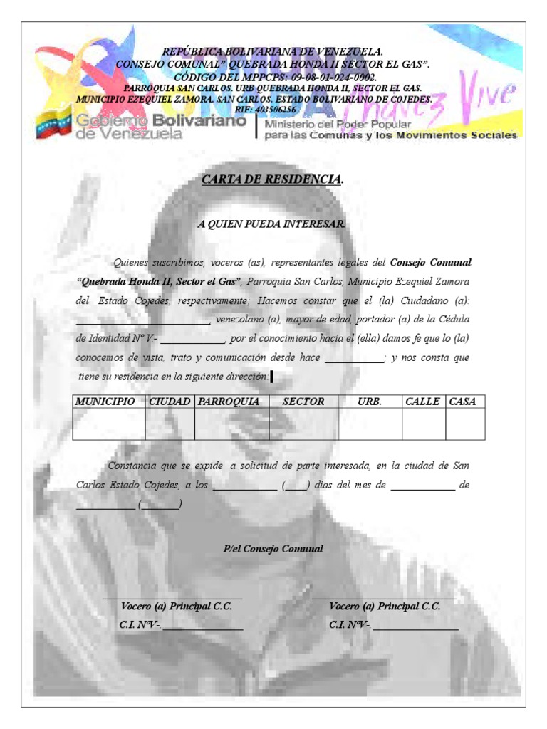 Consejo Comunal Cartas | Venezuela | Política