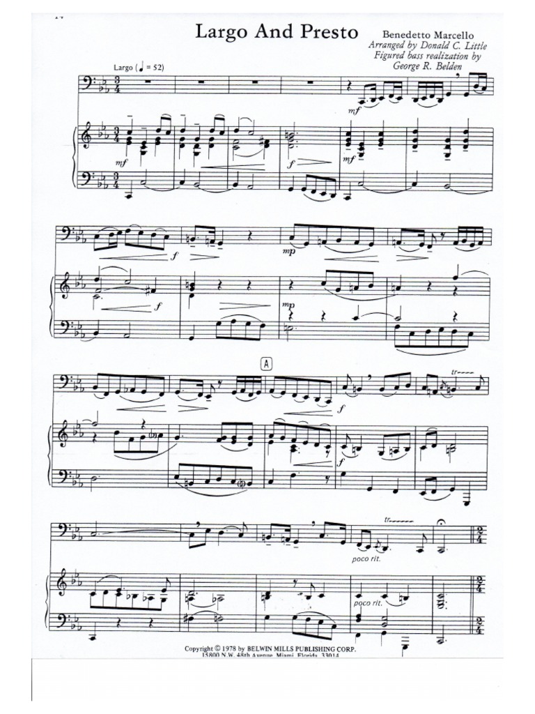 Largo and Presto | PDF