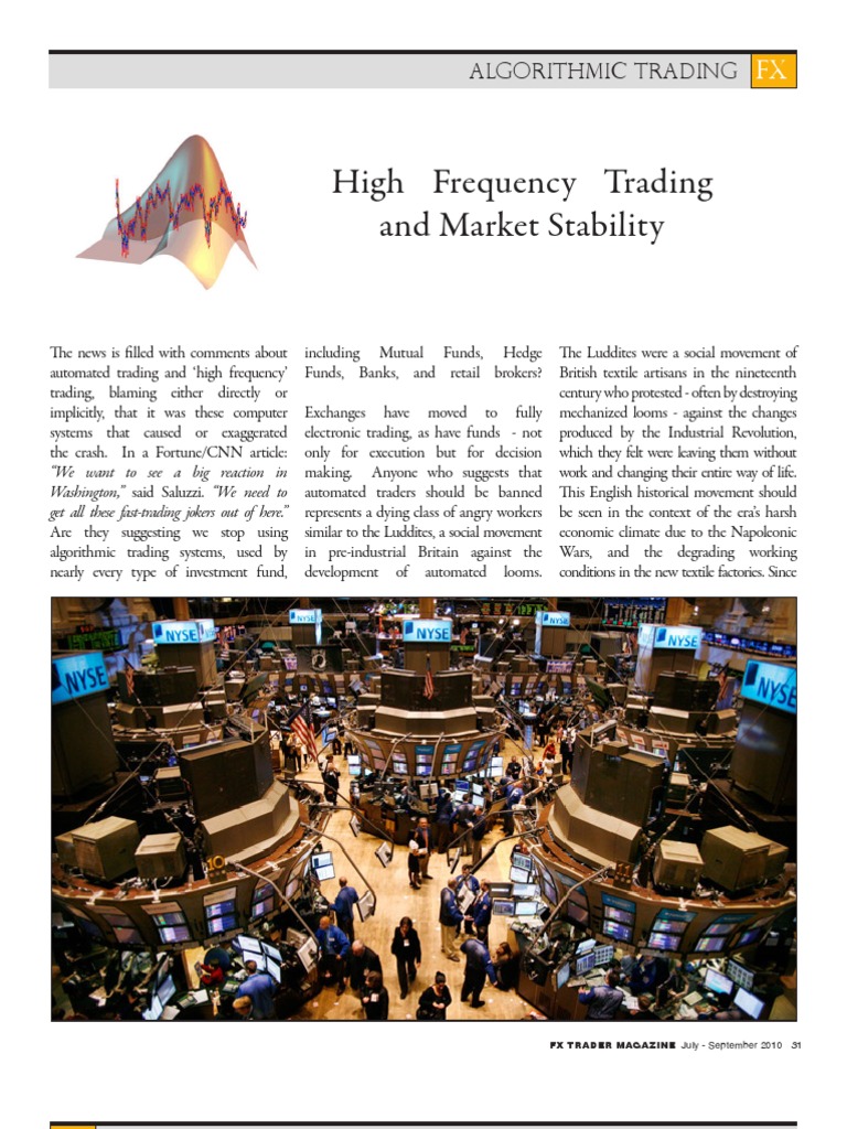 High Frequency Trading Insights | PDF | High Frequency Trading ...