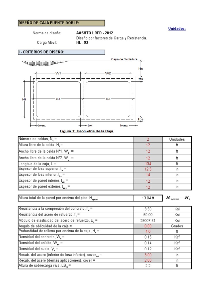 Box Culvert Structural Design | PDF | Ciencia de los materiales ...