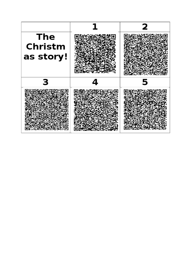 QR Codes Story | PDF