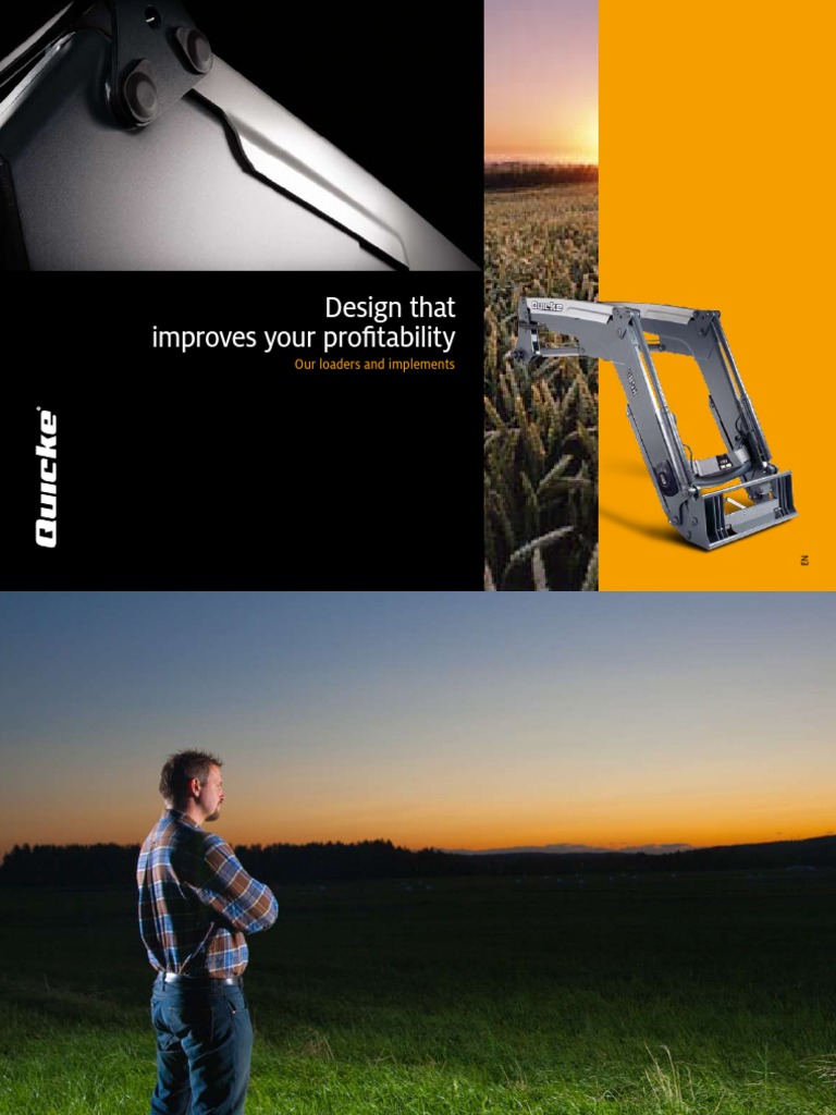 Quicke & Implement Leaflet NEW | PDF | Tractor | Loader (Equipment) Quicke & Implement Leaflet NEW | PDF | Tractor | Loader (Equipment)