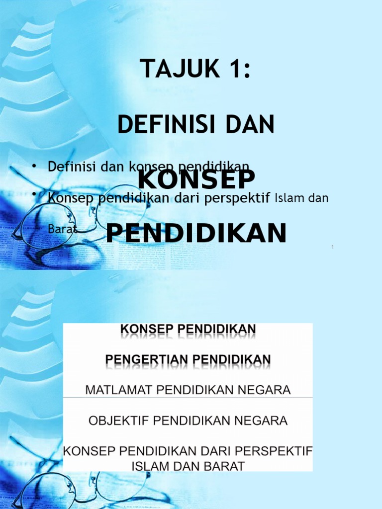 1.1 - Definisi Dan Konsep Pendidikan | PDF