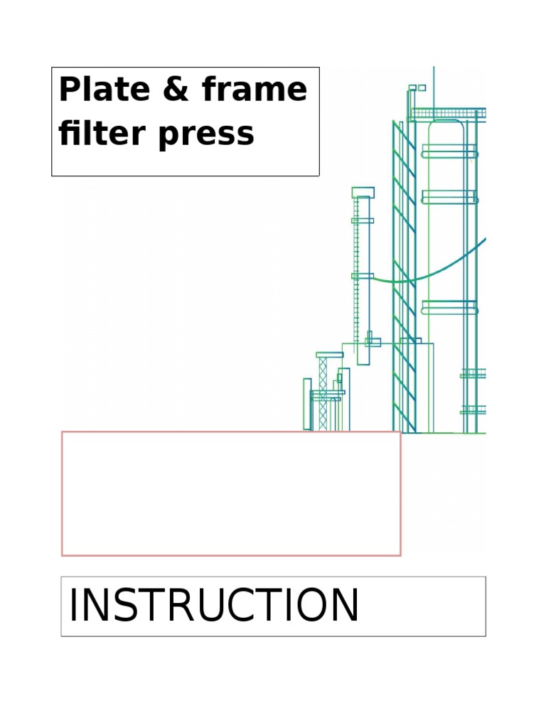 Plate & Frame Filter Press Manual | PDF | Filtration | Continuum Mechanics