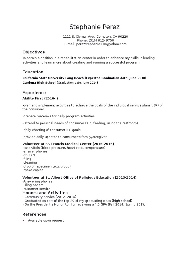 Steph Resume | PDF | Career & Growth