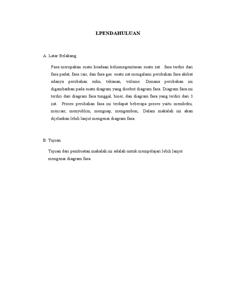 Memahami Diagram Fasa Zat | PDF