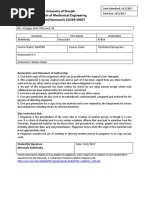 WSU Assignment Cover Sheet | PDF