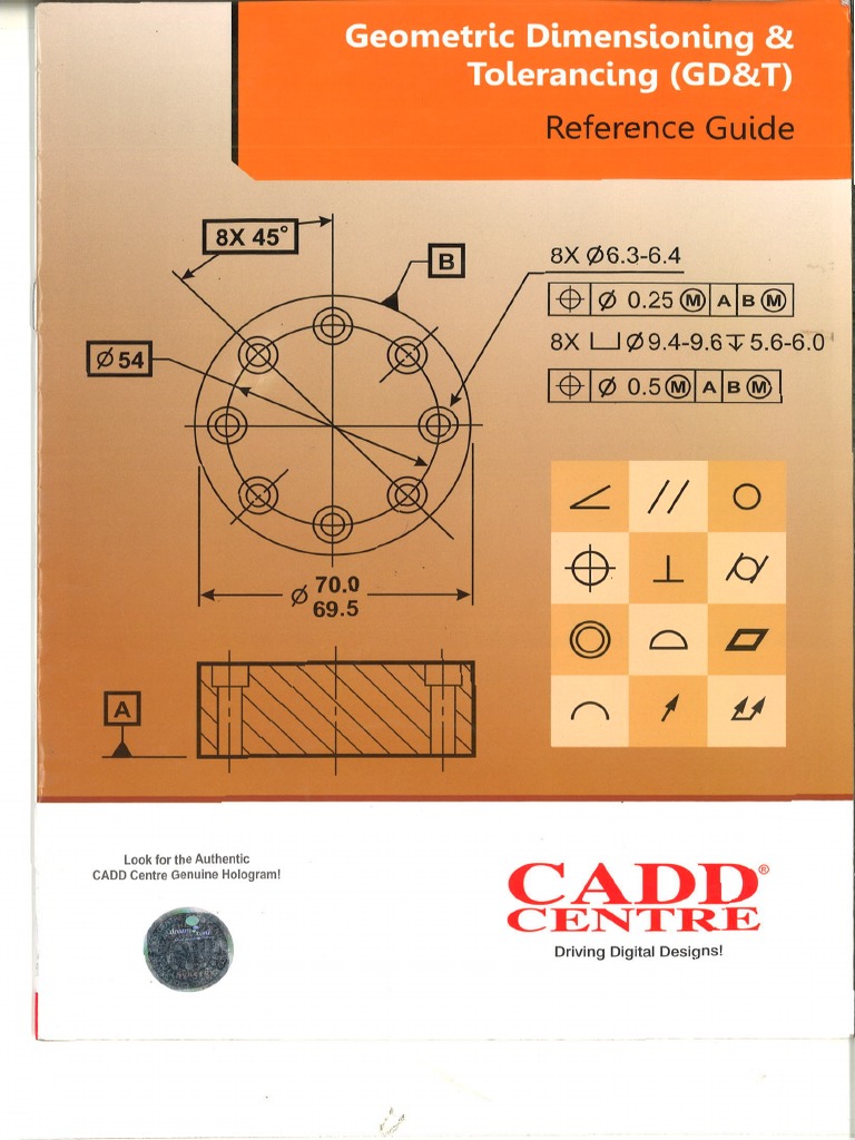 GD&T by CADD PDF | PDF | Engineering Tolerance | Engineering