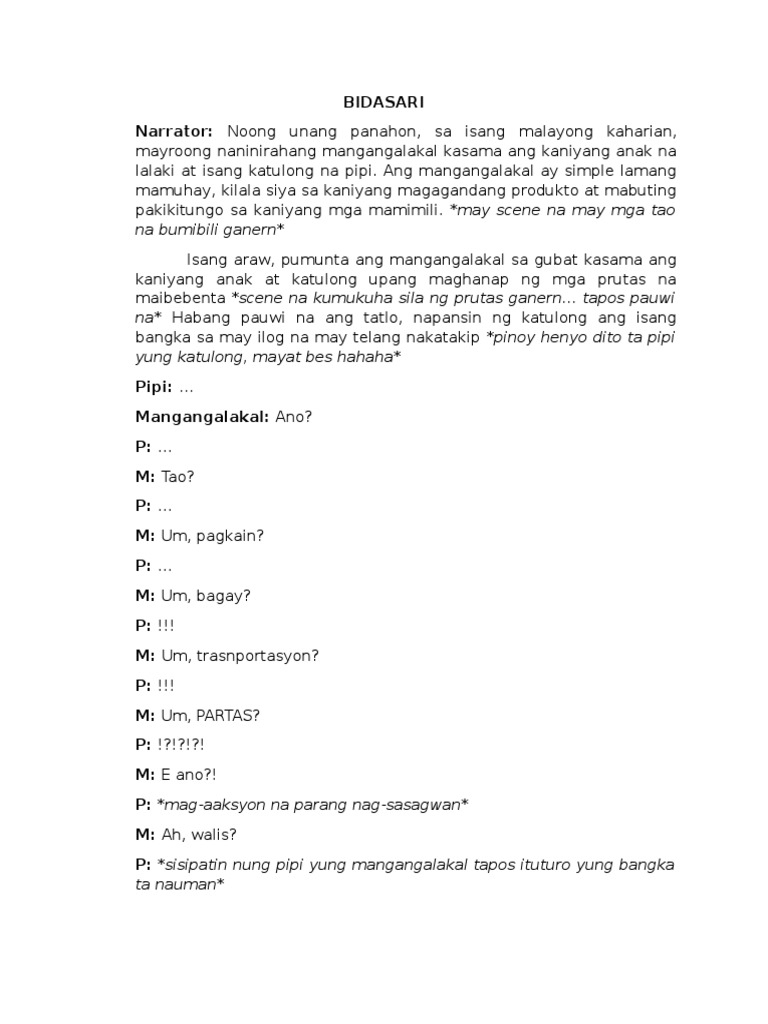 Bidasari Script | PDF