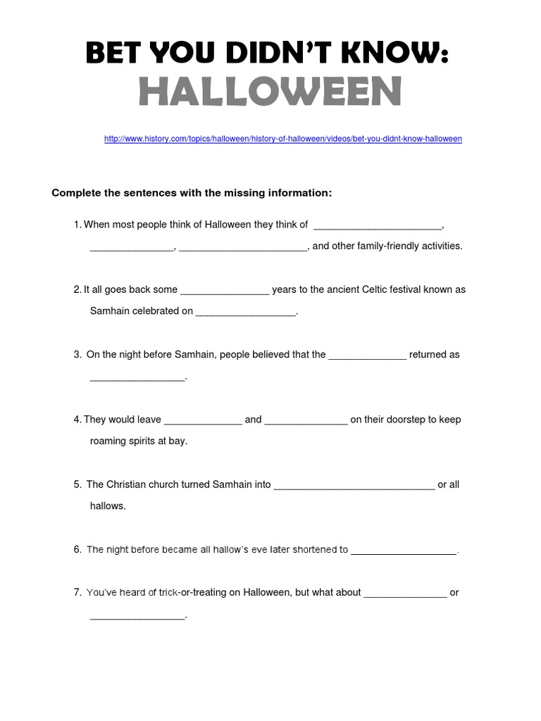 History and Traditions of Halloween | PDF | Social Science