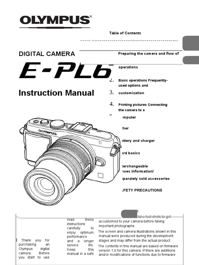 Instruction Manual: Digital Camera | PDF | Exposure (Photography) | Camera