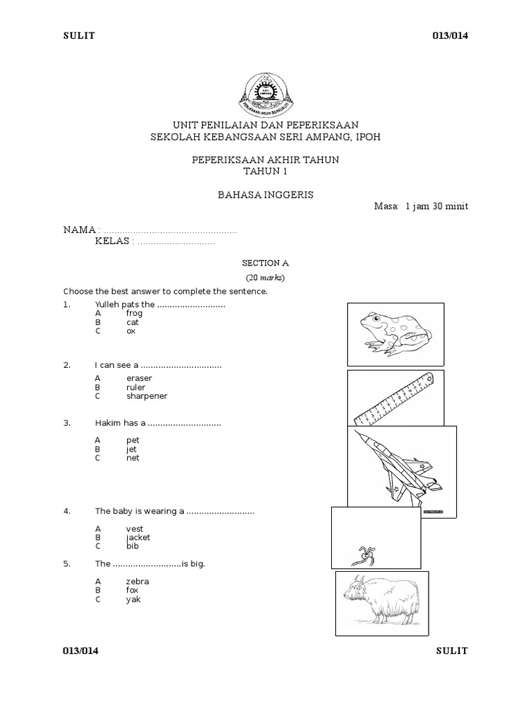Pat Bi Y1 2016 | PDF