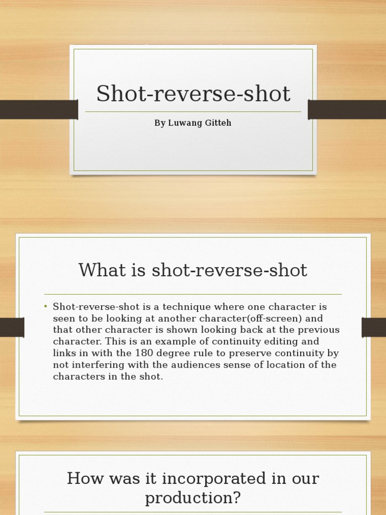 Shot Reverse Shot | PDF | Art