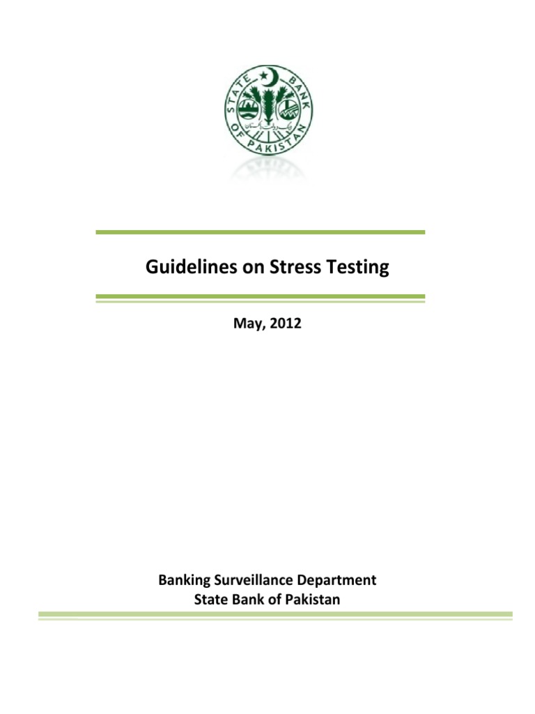 Guidelines On Stress Testing | PDF | Market Liquidity | Liquidity Risk