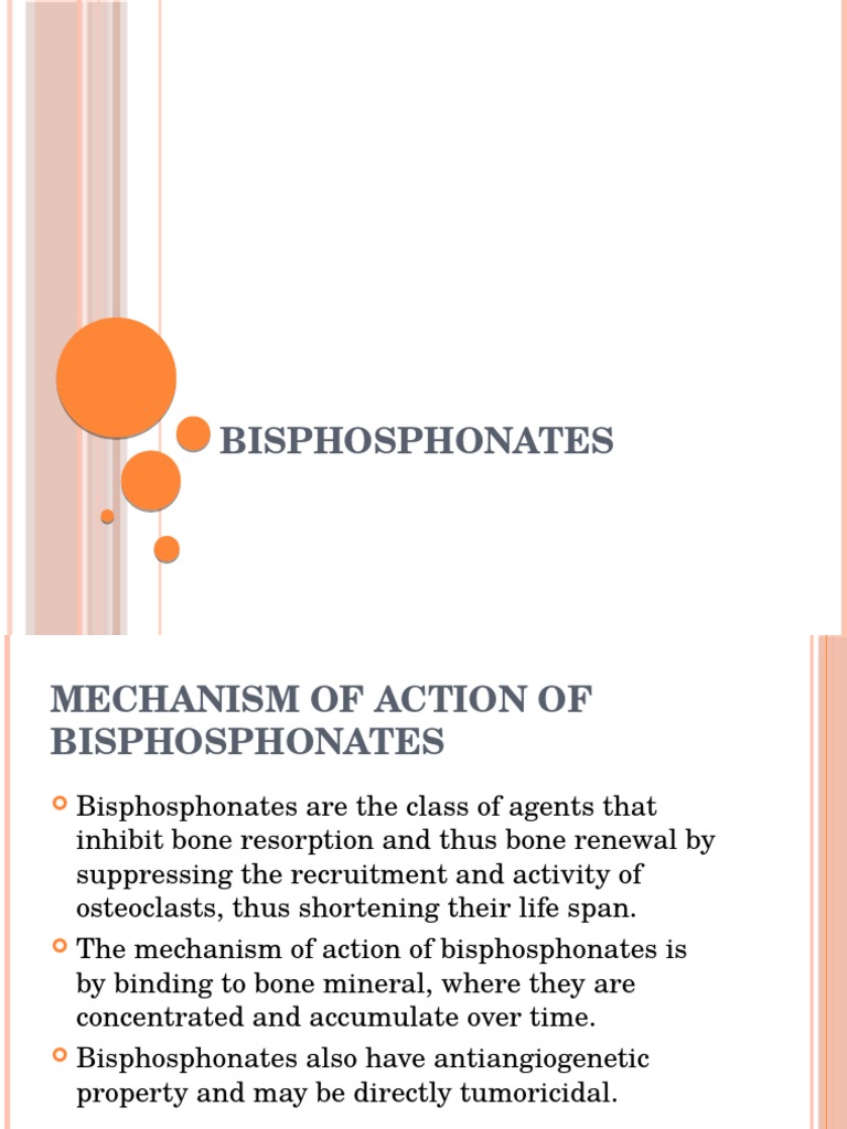 Mechanism and Uses of Bisphosphonates | PDF | Dentistry | Bone