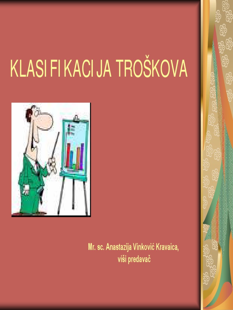 6 - Klasifikacija Troskova 0 PDF | PDF