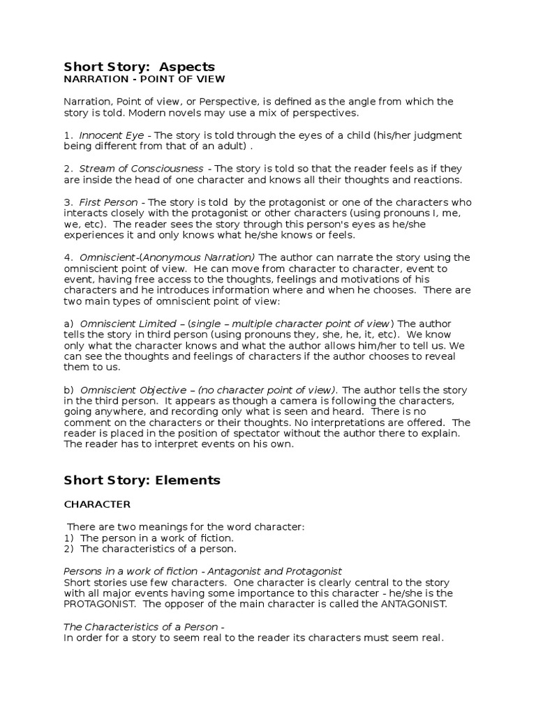 Lesson Plan On Short Story The Sniper | Download Free PDF | Narration