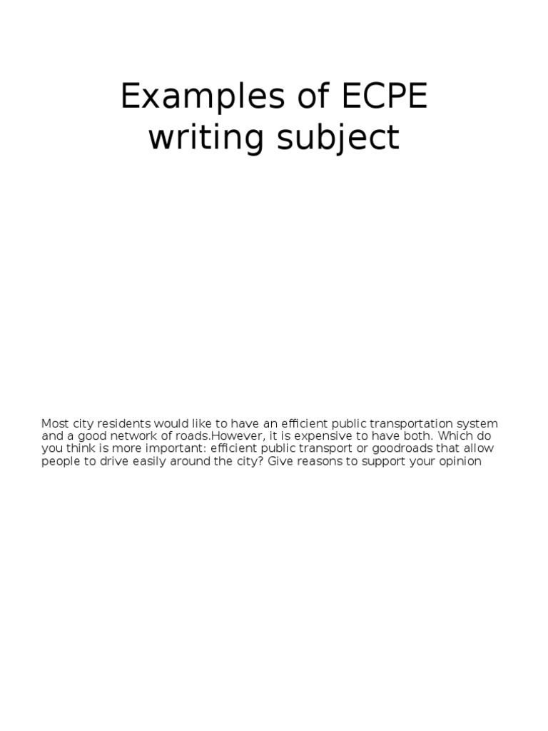 Ecpe Τι Να Προσέξετε Pdf