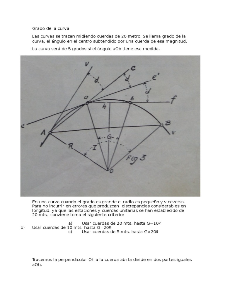 Grado de La Curva | PDF | Enseñanza de matemática