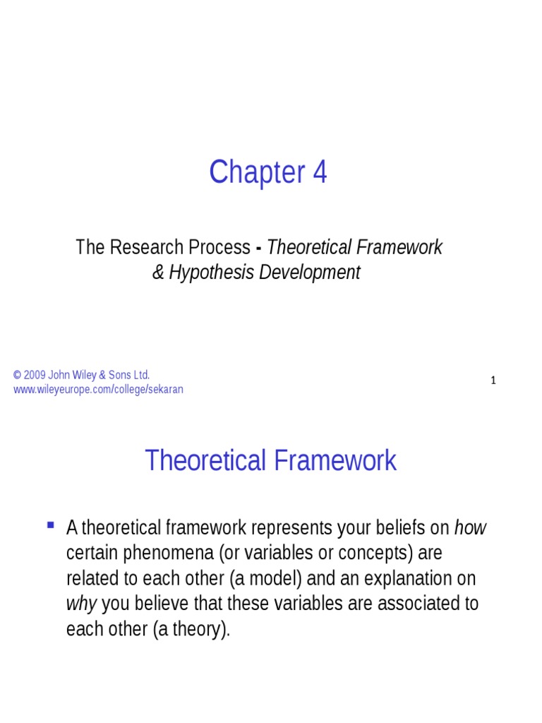 Chapter 5 Theoretical Framework and Hypothesis Developement | PDF ...