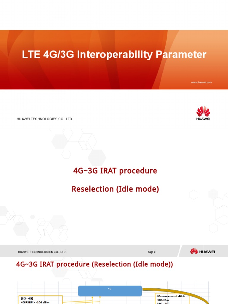Lte 4g 3g Interoperability Parameter 4 G Telecommunications