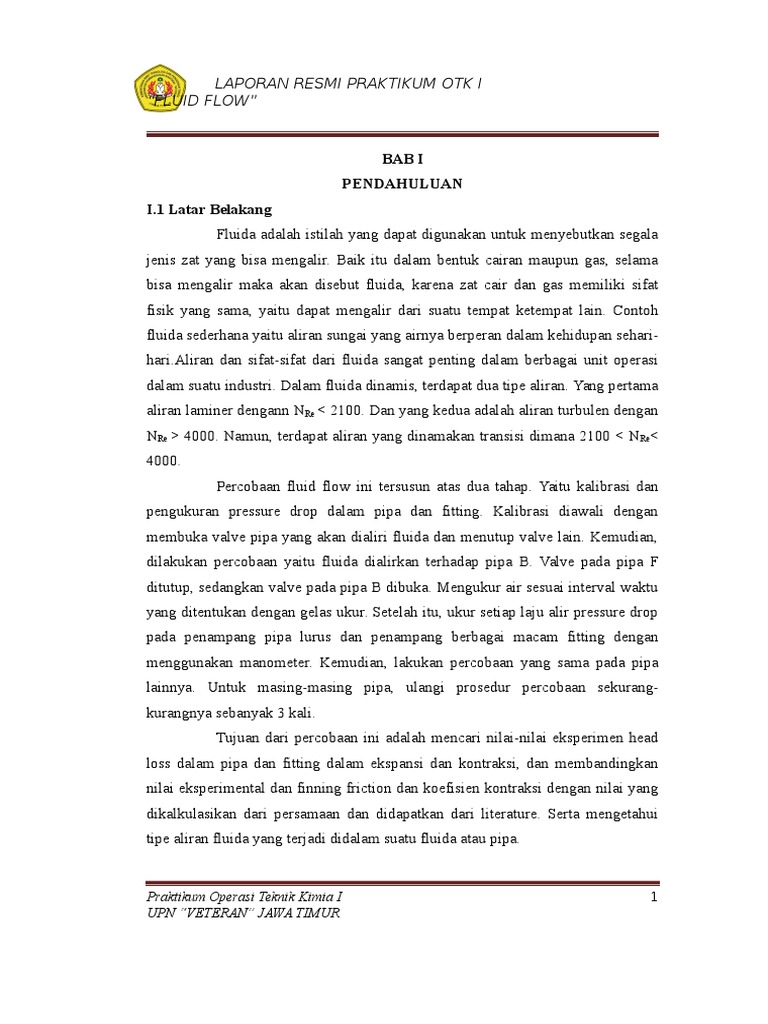 Lapres Fluid Flow | PDF