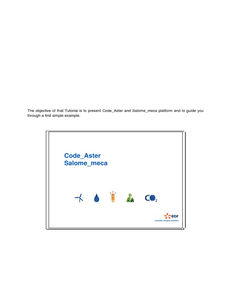 Code_Aster & Salome_Meca Beginner Guide | PDF | Finite Element Method ...