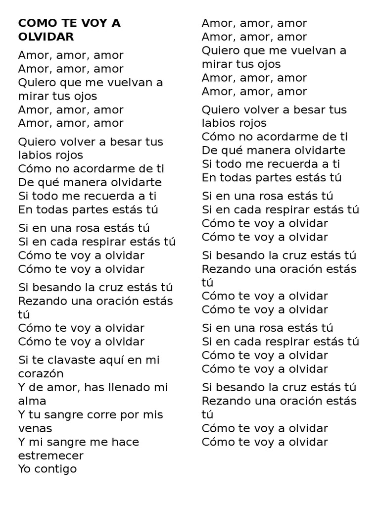 Letras Cumbias | PDF