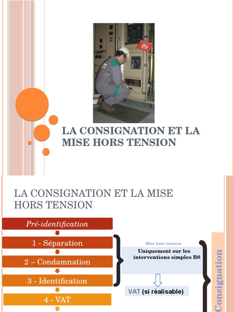 Procédures de Consignation Électrique | PDF | Électrotechnique ...