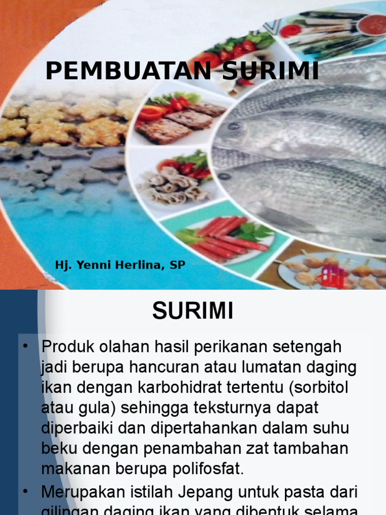 Pembuatan Surimi | PDF
