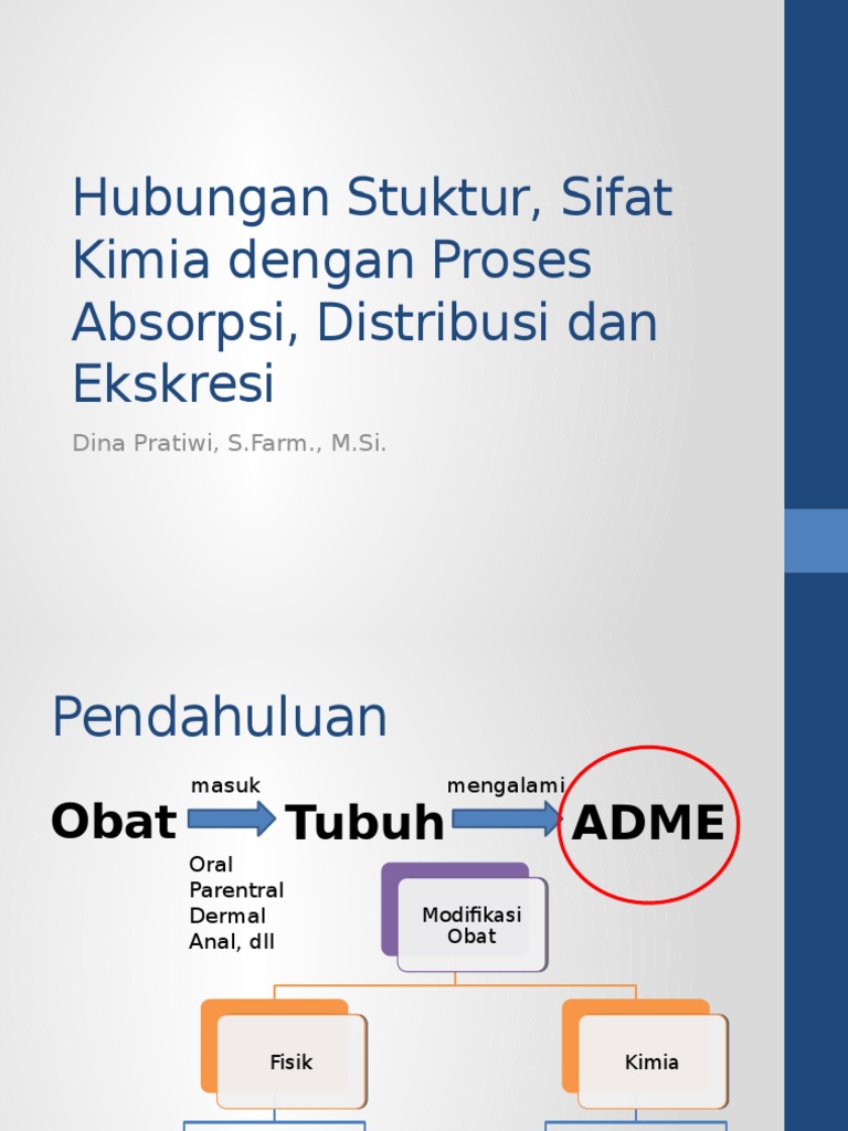 Hubungan Stuktur, Sifat Kimia Dengan Proses Absorpsi | PDF