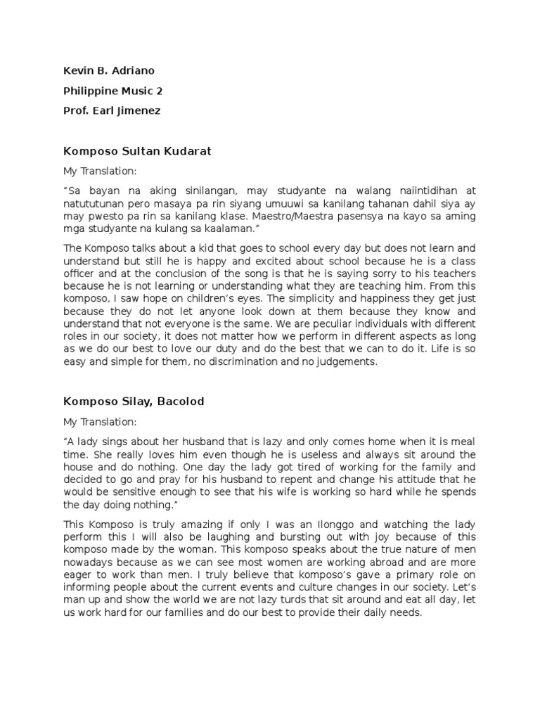 Komposo Finals | PDF