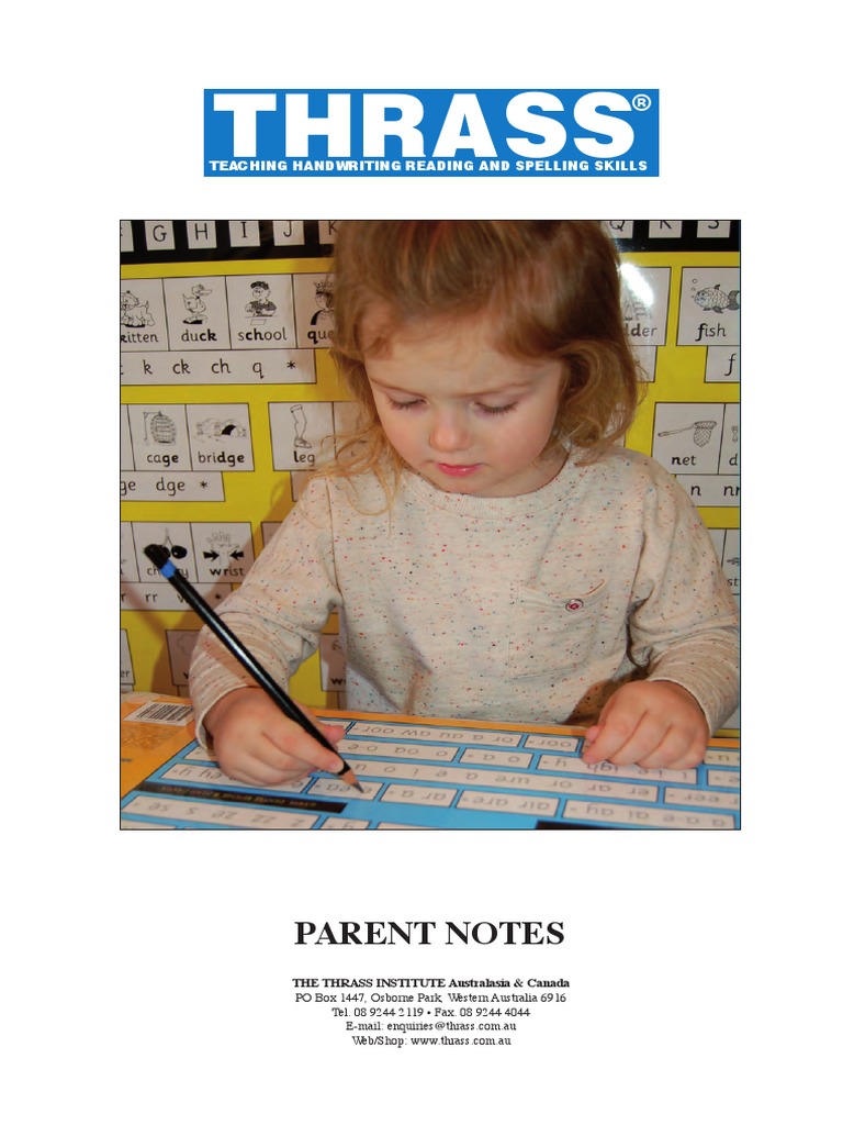Thrass Chart | Download Free PDF | Phonics | Literacy