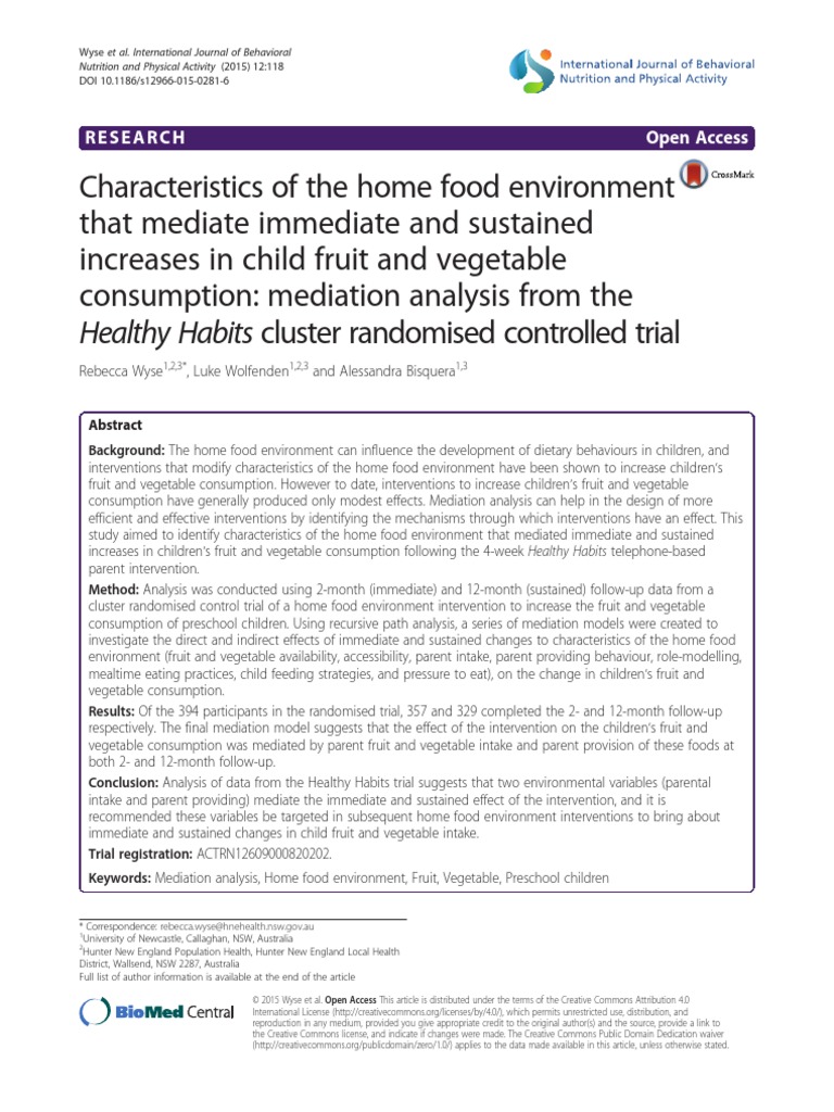 Research Open Access: Rebecca Wyse, Luke Wolfenden and Alessandra ...