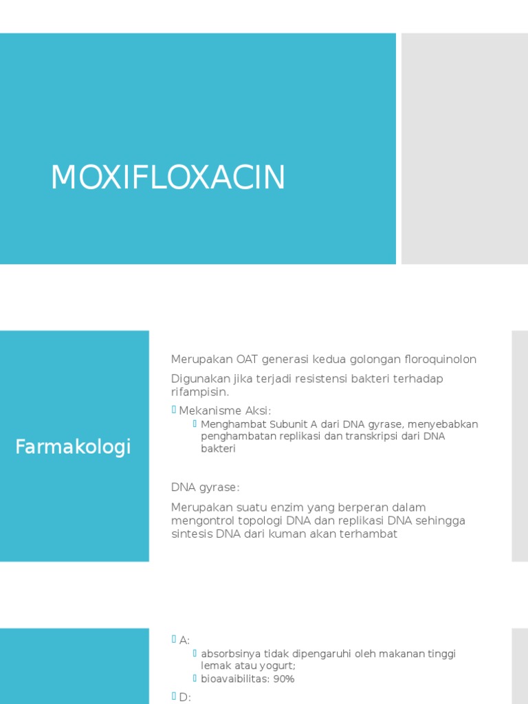 MOXIFLOXACIN | PDF
