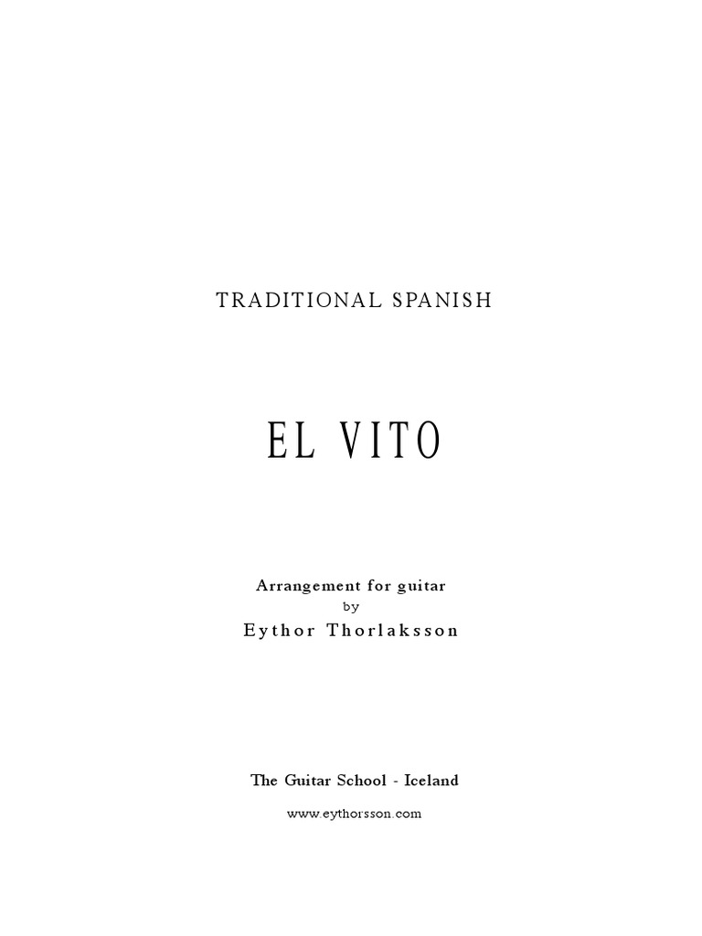 El Vito PDF | PDF