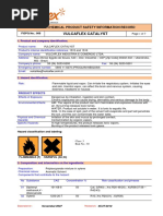 Scania Oil LDF-3 10W-40 Safety Data | PDF | Dangerous Goods | Toxicity