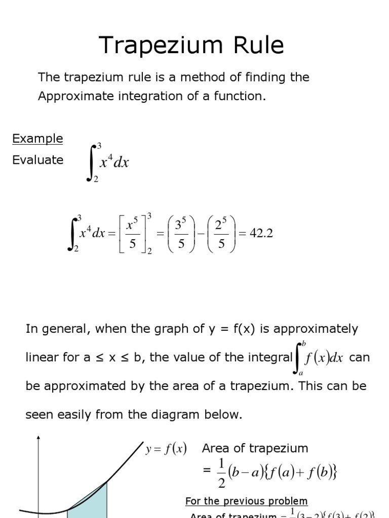 Trapezium+Rule+solved | Mathematical Objects | Calculus | Free 30-day ...