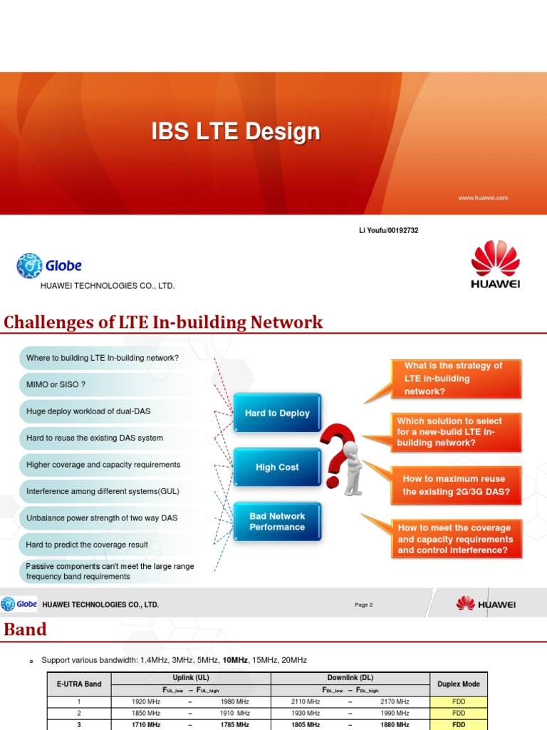 Ibs Lte Design | PDF | Lte (Telecommunication) | Duplex ...