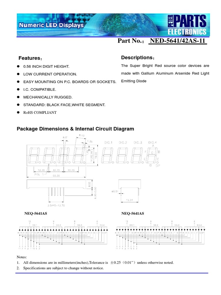 5641as 4 Digito | Download Free PDF | Electrical Components ...