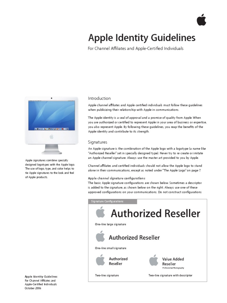 Apple Identity Guide WW PDF | PDF